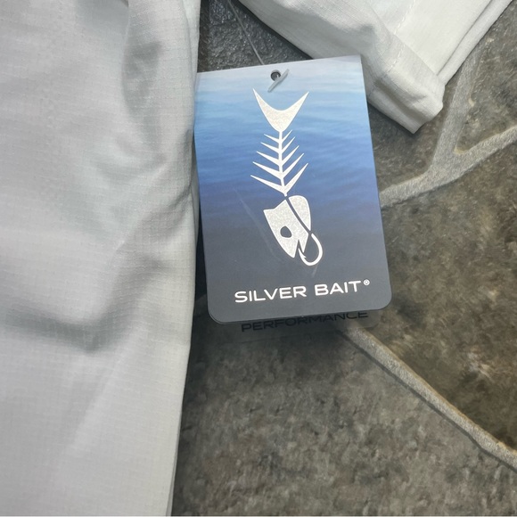 Silver Bait | Shirts | Silver Bait Mens Performance Short Sleeve Button ...